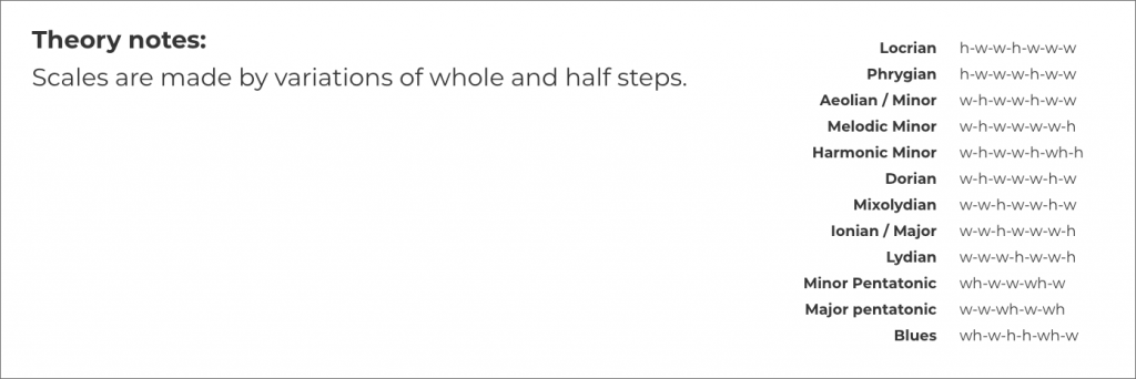 Movement Step Patterns – NoteHint